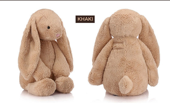 Le jouet rose de lapin de peluche pour 3-6 jouets de peluche de l'enfant 30CM a bourré le lapin de Pâques