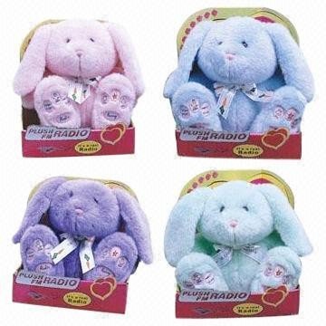 Easter Bunny FM Scan Radios, Packed in Display Boxes