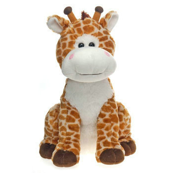 La petite peluche mignonne grise faite sur commande de peluche de girafe de bébé joue 8 pouces