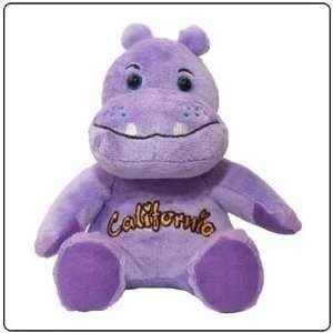 jouets de peluche de peluche pourpre d'hippopotame de 10 pouces petits pour des enfants