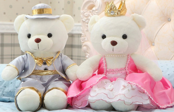 Les jouets de festival d'ours de nounours de Saint-Valentin/mariage, peluches joue exquis