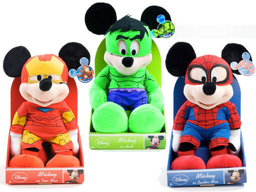 Merveille Disney classique Mickey et jouets de peluches de Minnie Mouse