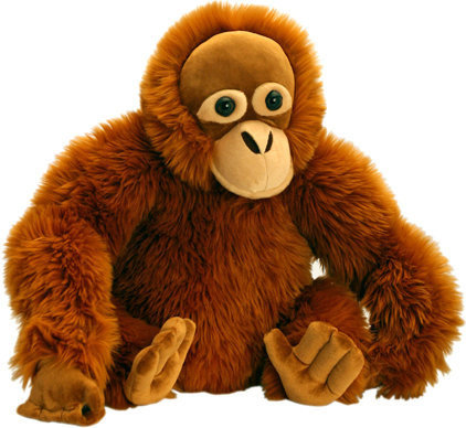 la peluche sauvage mignonne de singe de 20cm joue écologique personnalisée