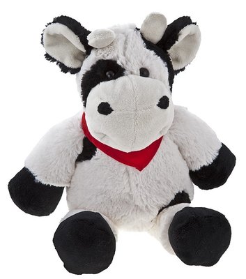 Jouets adaptés aux besoins du client de peluche de vache à Milka de mode dans le blanc et le noir