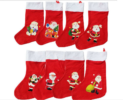 Peluche de bas de Santa de Noël