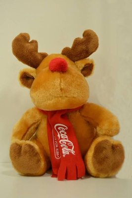 Peluche promotionnelle de renne de Noël de coca-cola de jouet de peluche d'orignaux