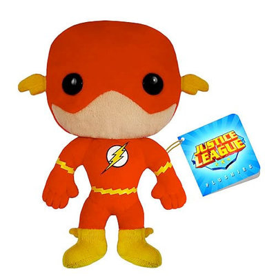 Le rouge badine le nombre d'actions d'instantané de ligue de justice de jouets de peluche de bande dessinée