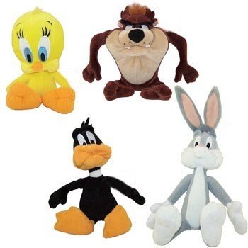 Jouets Looney de peluche de bande dessinée de peluches d'airs de Sylvester en polyester