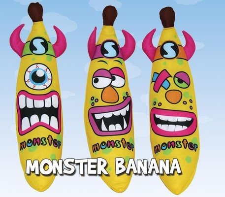 jouets de peluche bourrés par banane de monstre du carnaval 12inch pour la promotion de vacances de carnaval de festival