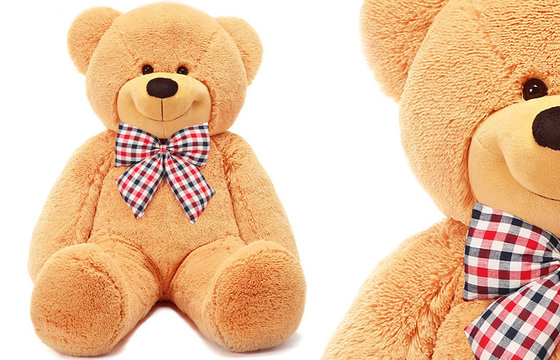 Jouets de peluche de cadeaux d'anniversaire, grand ours de nounours bourré personnalisable de Madame 80CM