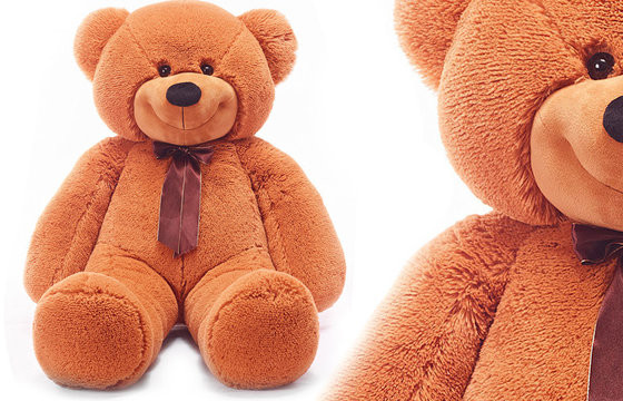 Jouets de peluche de cadeaux d'anniversaire, grand ours de nounours bourré personnalisable de Madame 80CM