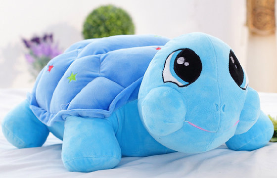 Jouet de tortue de couples de peluche avec la conception animale mignonne de grand tissu mou d'Eyesbos