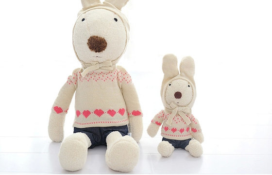 Les jouets à oreilles longues de peluche des lapins 30CM, vacances ont bourré des jouets pour des enfants/bébés