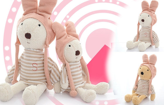 Les jouets à oreilles longues de peluche des lapins 30CM, vacances ont bourré des jouets pour des enfants/bébés