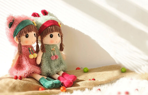 la peluche de poupées de tissu de 25CM joue le cadeau peu commun, poupée de son belle par fille d'OEM