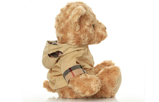 100% PP Filling Cotton Coat dress sit plush Teddy bear stuffed dolls birthday gift 30CM