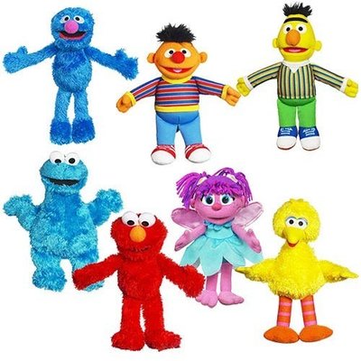 Peluches de monstre de biscuit de Sesame Street