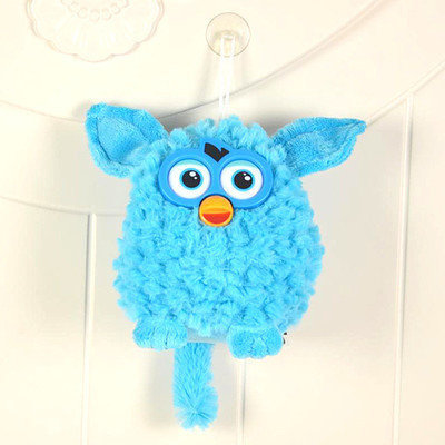 Jouets de peluche de bande dessinée de peluche de Furby avec l'oeil en plastique pour la collection