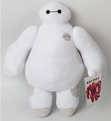 Big Hero 6 Baymax Plush Toy With Rotational Hand , 20cm 30cm 40cm Size