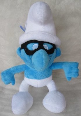 La peluche mignonne et bleue de bande dessinée de peluches joue les jouets mous de bébé