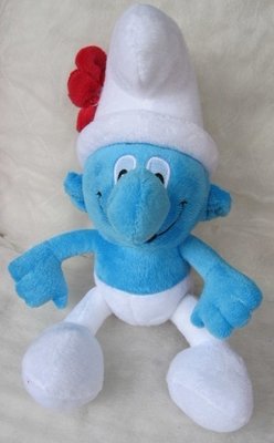 La peluche mignonne et bleue de bande dessinée de peluches joue les jouets mous de bébé