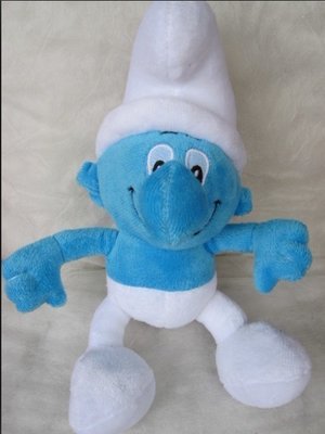La peluche mignonne et bleue de bande dessinée de peluches joue les jouets mous de bébé
