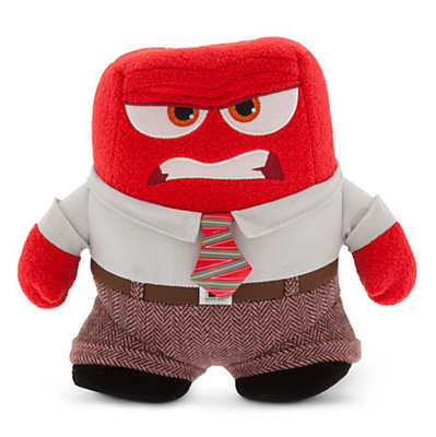 la peluche de bande dessinée de Disney de bébé de 9 pouces joue la colère rouge de broderie animée