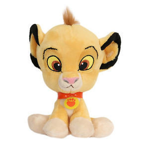 Le grand Roi principal jaune Simba Cartoon Stuffed Plush de lion de 8inch Disney joue
