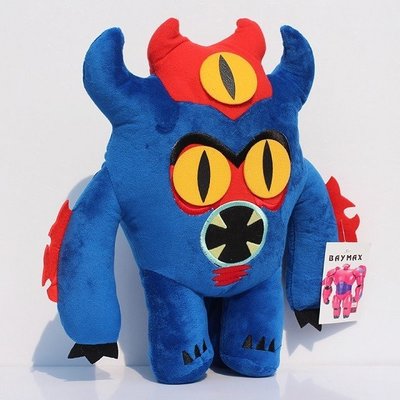 Grand jouet de peluche de bande dessinée de Baymax du héros 6