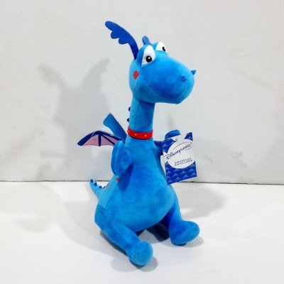 jouets de peluche bourrés par bande dessinée bleue mignonne de dragon de Doc. McStuffins de 30cm Disney