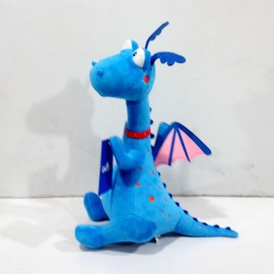 jouets de peluche bourrés par bande dessinée bleue mignonne de dragon de Doc. McStuffins de 30cm Disney