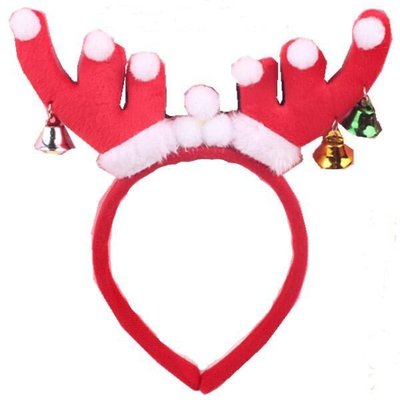 Fashion Antlers Headband Hat - Plush Rindeer Ears Costume Accessory For Party