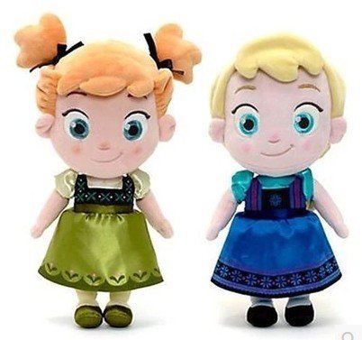 La petite peluche de Disney de filles joue Elsa et poupées de bébé congelées par Anna 30cm