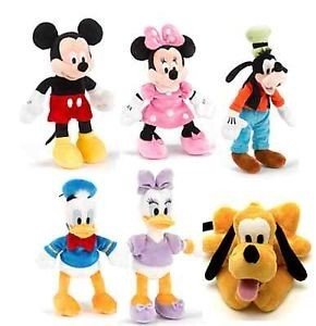 la peluche originale de Disney d'ensemble complet de 22cm joue des peluches de famille de Disney