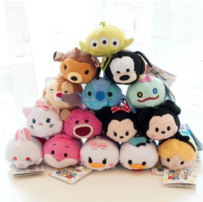 Jouets mous mignons de peluche de Disney, un jouet animal plus propre d'animal familier de Keychain