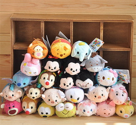 Jouets mous mignons de peluche de Disney, un jouet animal plus propre d'animal familier de Keychain