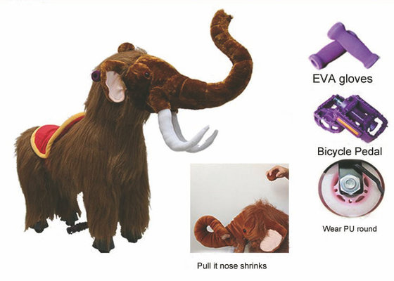 Le tour intéressant d'éléphant de peluche d'enfants/cheval mécanique joue l'équipement de divertissement