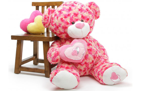 Beautiful Girl Cute Festival toys Stuffed plush teddy bear of Super soft fabric