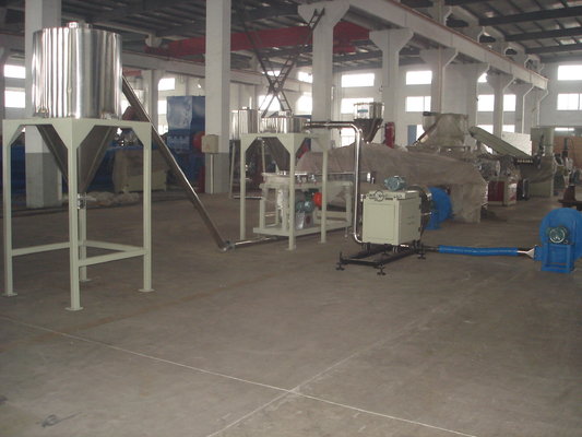 Soft PVC Plastic Hot Pelletizing Line Plastic Granules Making Plastic Recycle Machine