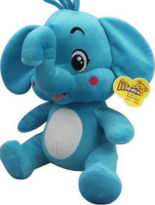 musical de l'éléphant 12inch parlant les jouets éducatifs de peluche pour le bébé tôt apprenant et jouant