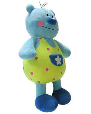 Jouets parlants musicaux de peluche de bébé adaptés aux besoins du client pour apprendre tôt