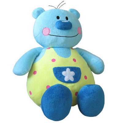 Jouets parlants musicaux de peluche de bébé adaptés aux besoins du client pour apprendre tôt
