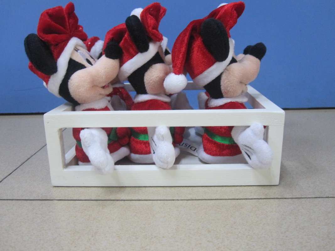 10cm Full Set PP Cotton Original Family Disney Plush Toys Keychain For Promotion