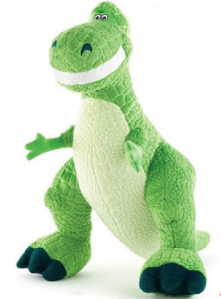 Toy Story 3 Movie Plush Rex Green Dinosaur 13inch Tall Stuffed Animal Doll