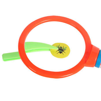 Branchez la petite loupe en plastique de gardien pour les âges 4+, ¾ de l'orange 12 »