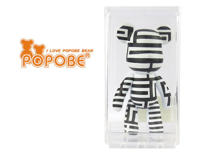3-Inch / 8.2CM  Eco-Friendly PVC Cute Bear Toys OEM Logo Gift