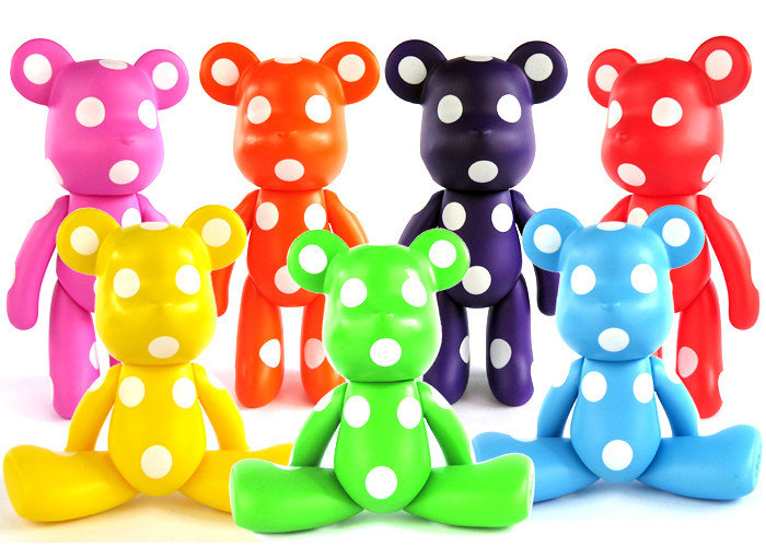 Cadeaux d'ours personnalisés par ensemble coloré d'ours de POPOBE pour la promotion d'affaires