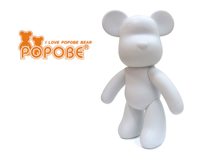 Fashion DIY 20 Inch Blank POPOBE PVC Bear Gifts for Office Decoration