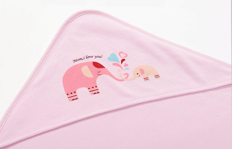 Soft coral 100% polyester baby blanket , Cartoon animal Cable knitted baby blankets