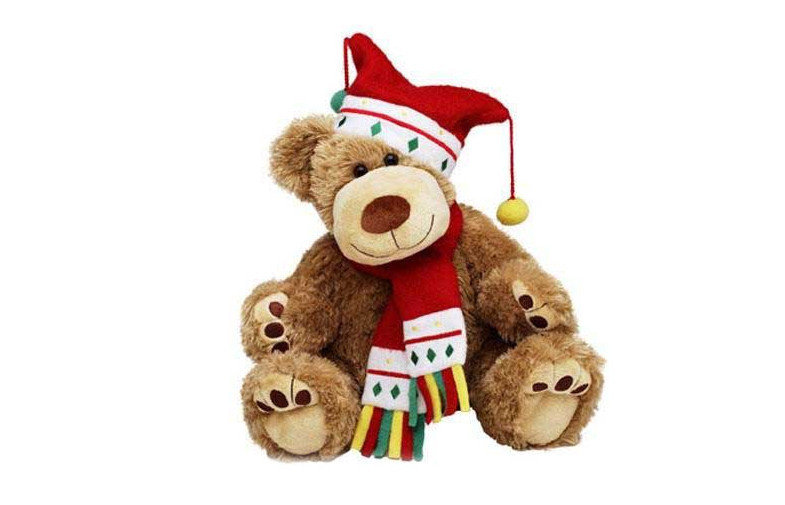 18" les jouets mous gentils à croquer de peluche de Noël de tapis à longs poils de chapeau rouge de velours de jouets de festival soutiennent